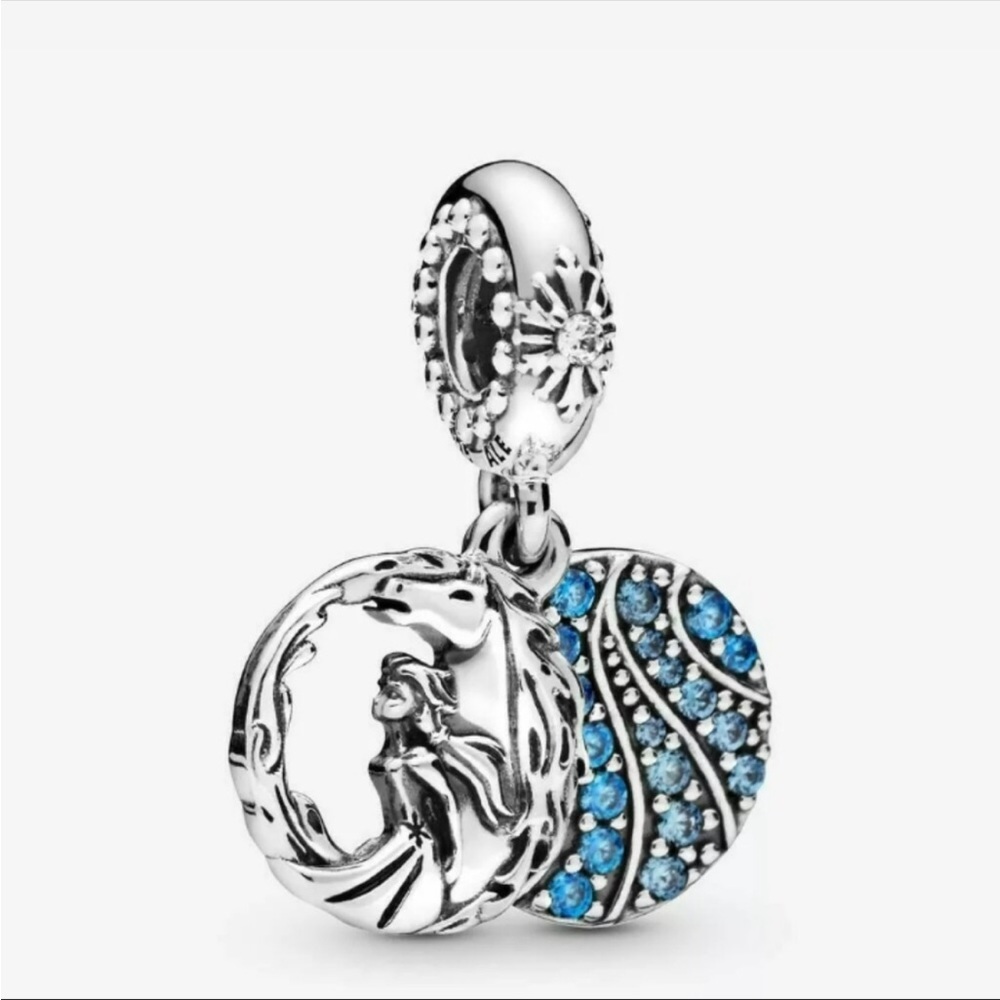Pandora Disney Frozen Elsa Nokk Dangle Charm. - Gem